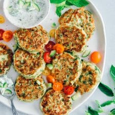 Turkish Mucver Recipe (Feta Zucchini Fritters) - Give Recipe