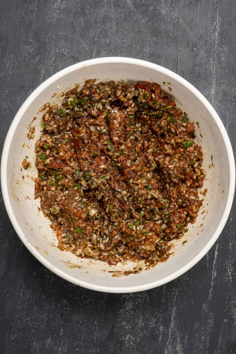 Kuru Dolma - Stuffed Dried Eggplants and Peppers - Give Recipe