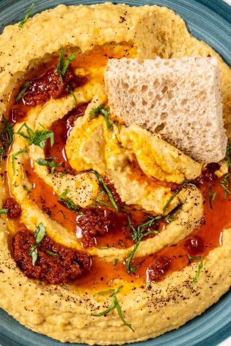 Red Lentil Hummus - Give Recipe