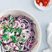 Turkish Sumac Onions (Red Onion Salad) - Give Recipe