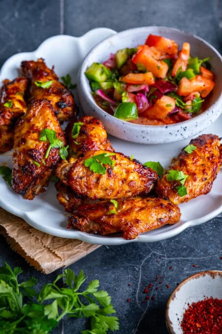 Turkish Chicken Wings (Tavuk Kanat) - Give Recipe