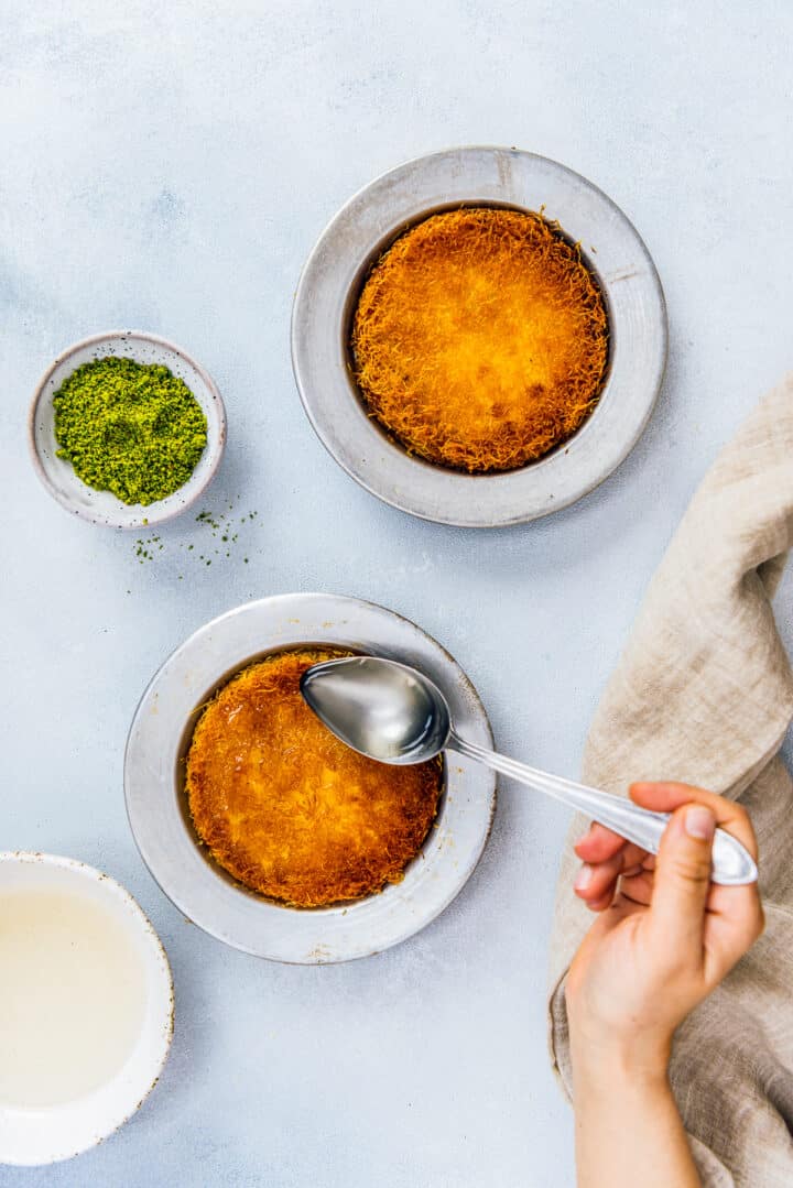 Turkish Kunefe Dessert - Give Recipe