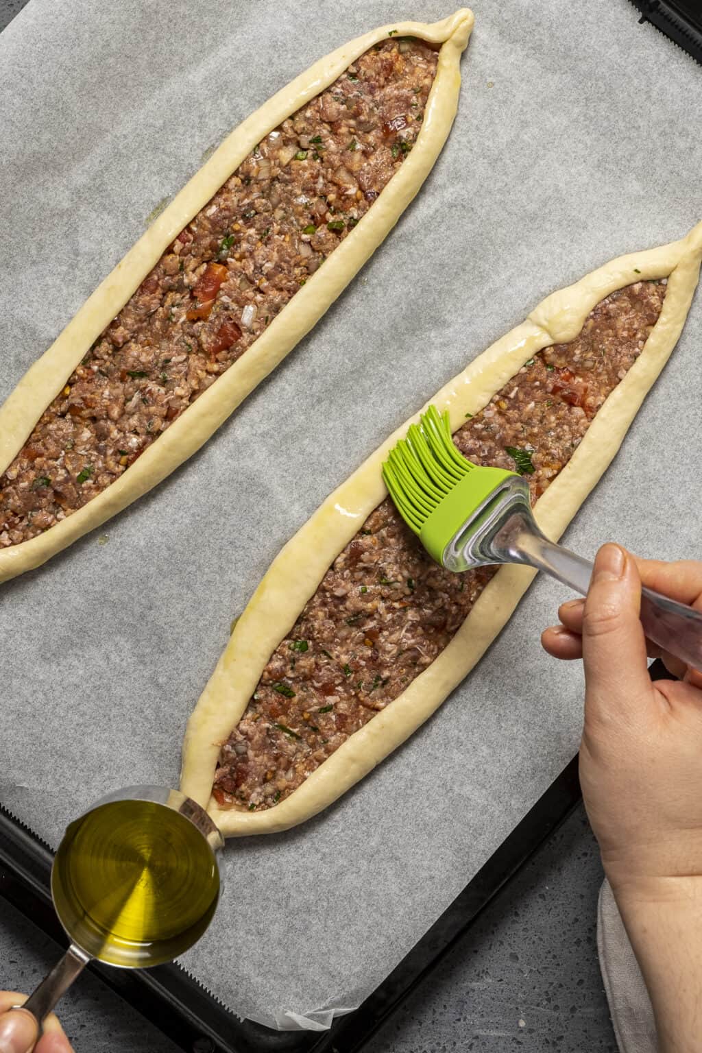 Pide (Turkish Flatbread Pizza) - Give Recipe