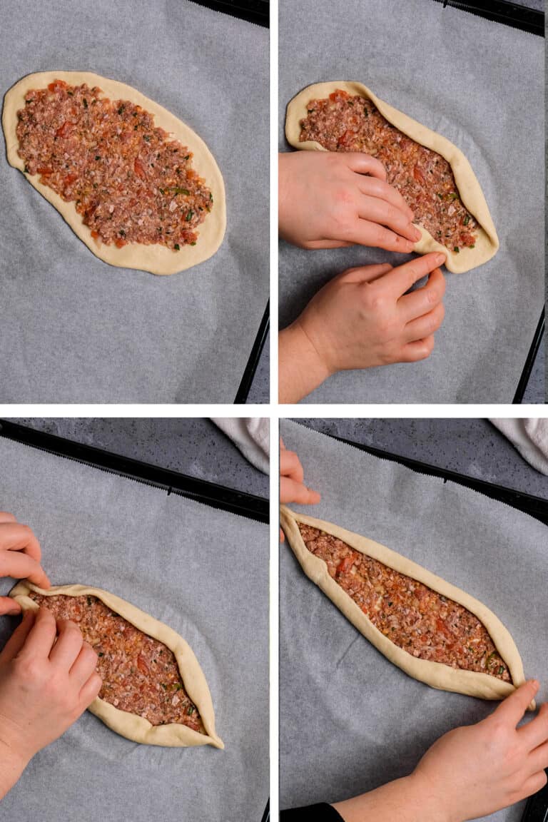 Pide (Turkish Flatbread Pizza) - Give Recipe