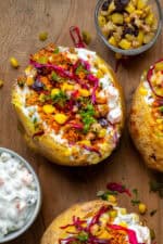 Kumpir - Turkish Stuffed Baked Potatoes - Give Recipe