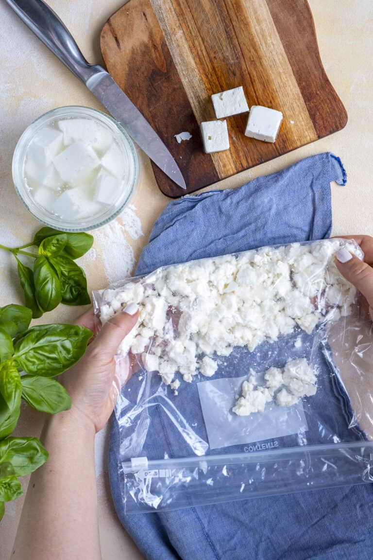 How To Make Crumbled Feta Cheese - Give Recipe