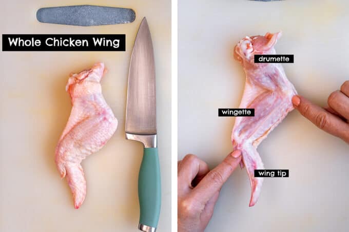 How To Cut Chicken Wings Into Sections - Give Recipe