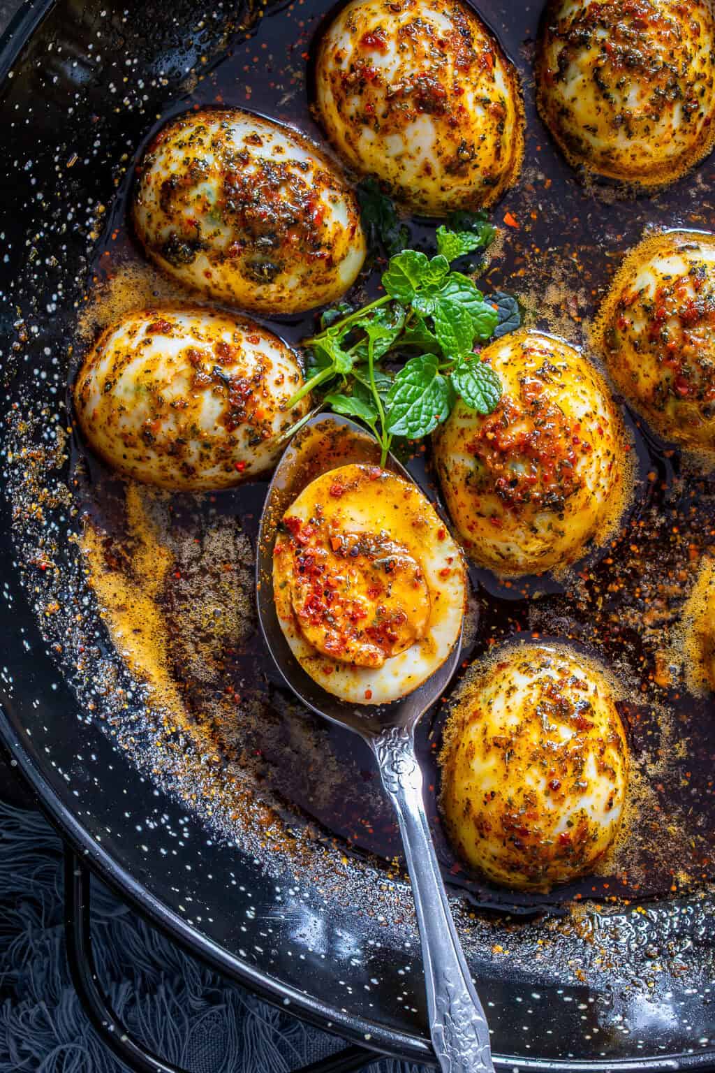 Yumurta Kapama (Turkish Boiled Eggs with Spiced Butter) - Give Recipe